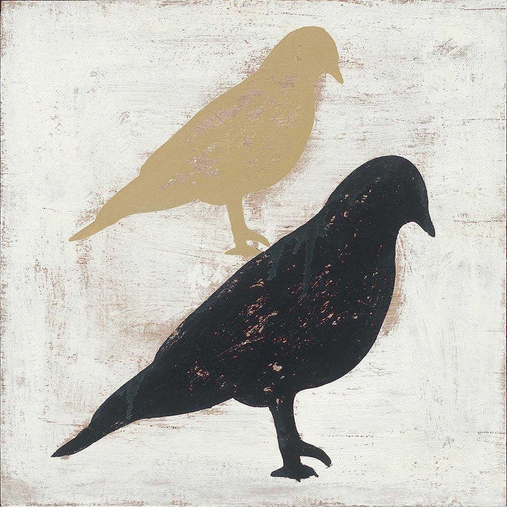"Stacked Birds" 36" x 36" Art Print – Quirks!