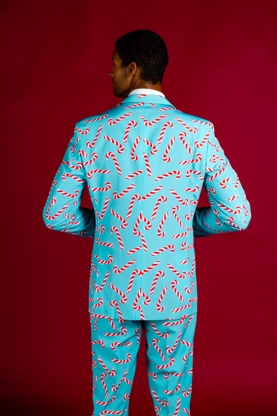 The Peppermint Pimp Canes | Candy Cane Print Christmas Suit – Quirks!