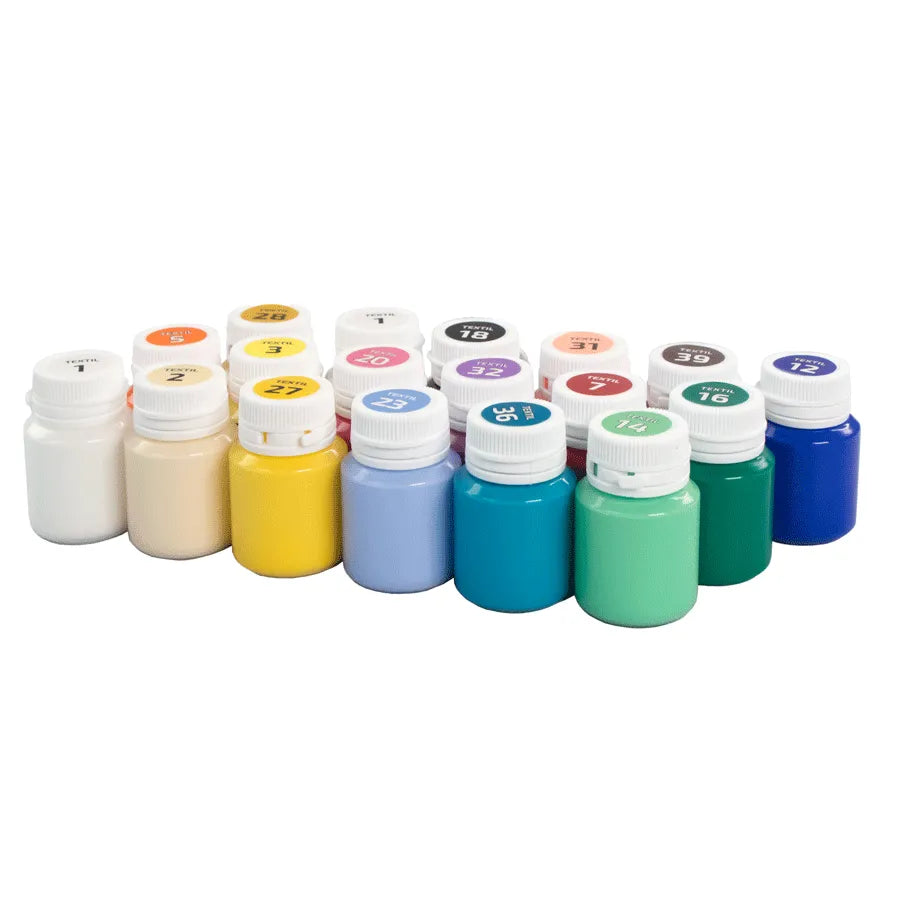 Rosa Talent STYLE Textile Acrylic Paint Set 18 colors (0.68 oz) – Quirks!