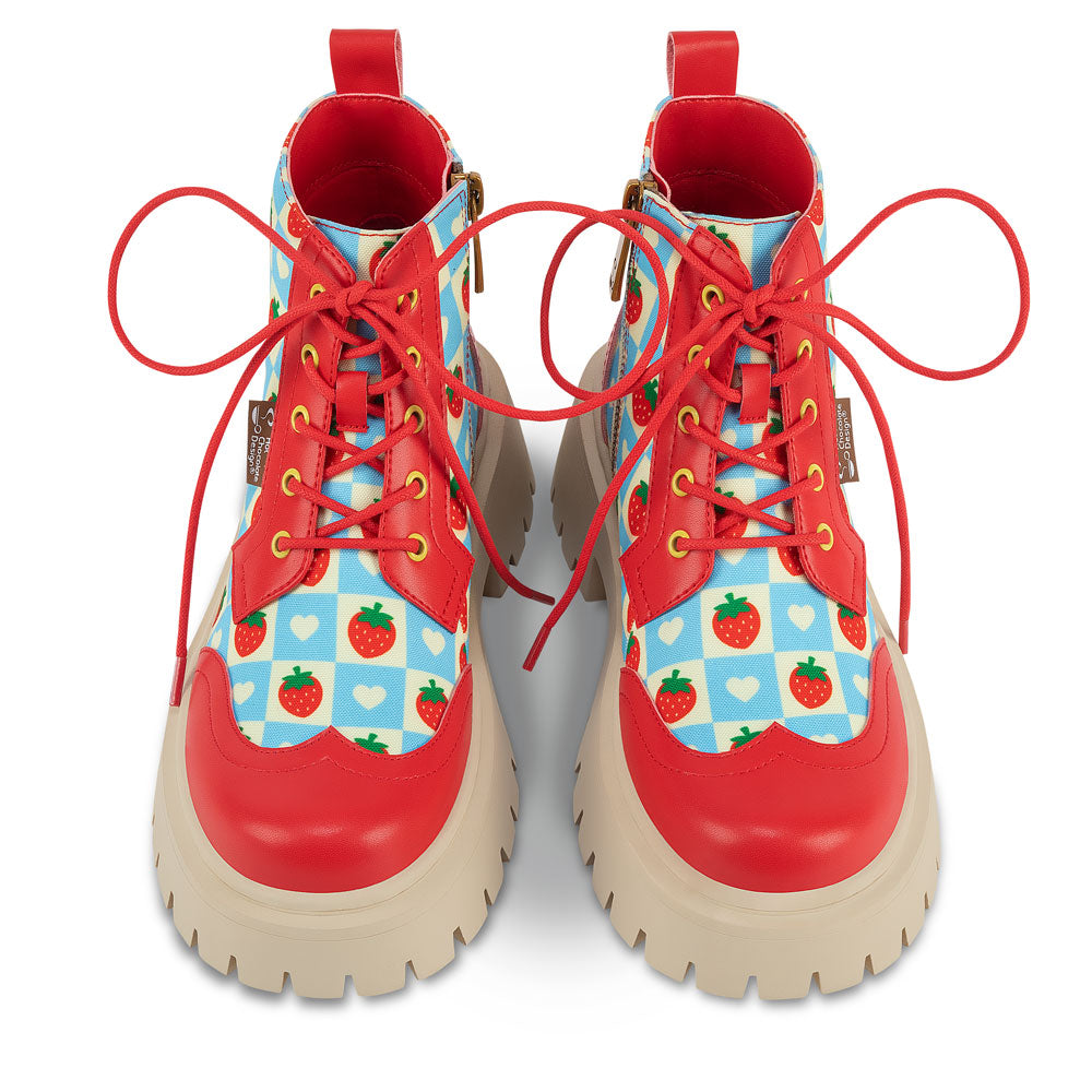Creamy Berry Women's Boots – Quirks!
