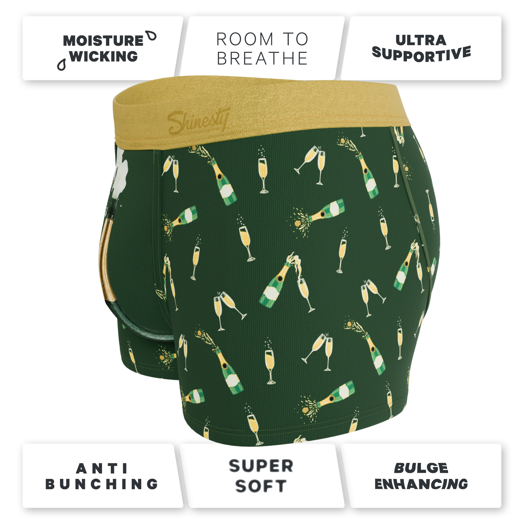 The Champagne Showers | New Years Ball Hammock® Pouch Trunks Underwear ...
