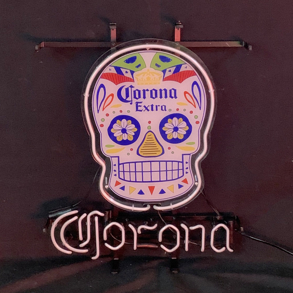 Corona Extra Dia de los Muertos Skull Neon Light Sign – Quirks!