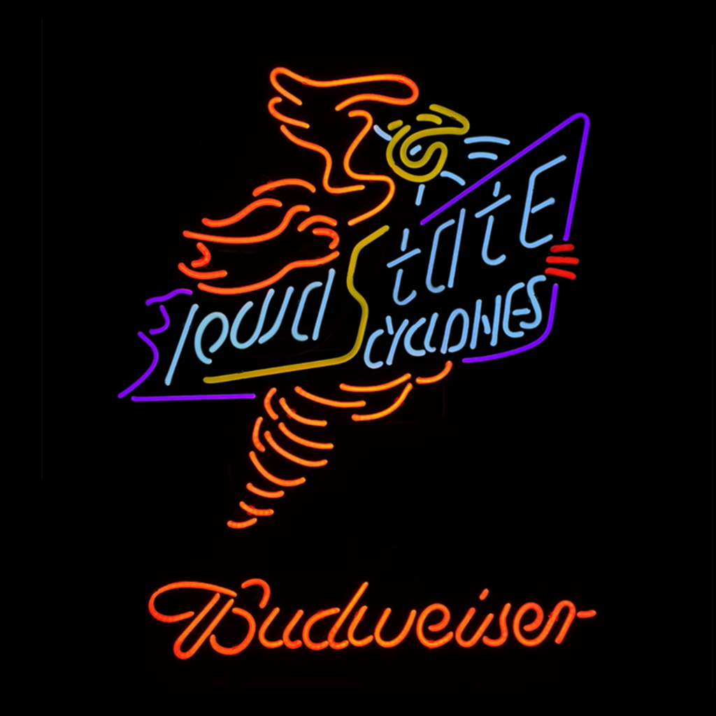 Iowa State Cyclone Budweiser Neon Signs Light – Quirks!