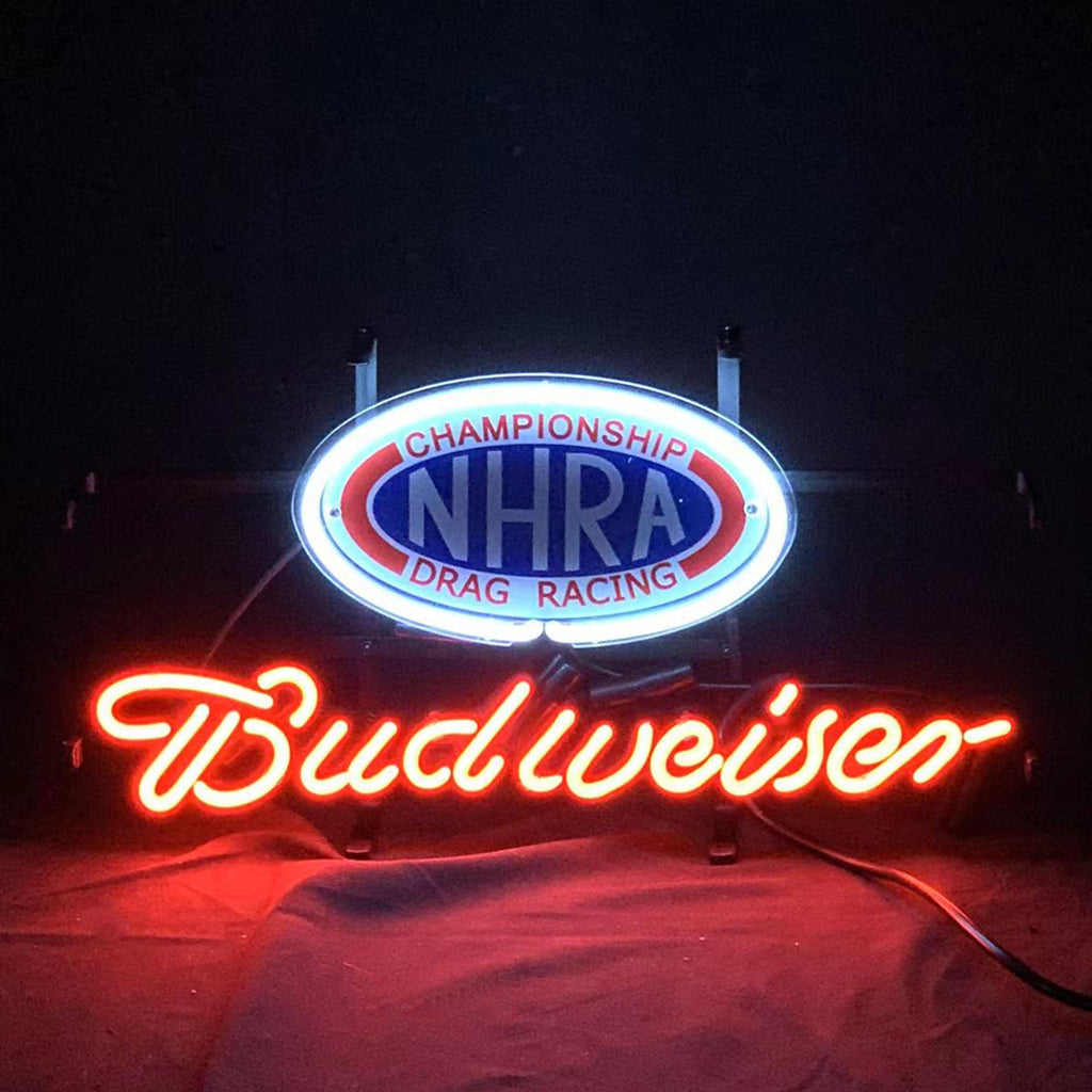 Championship NHRA Drag Racing Budweiser Neon Signs Light – Quirks!