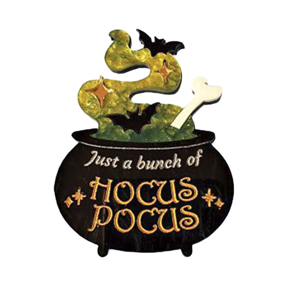 Hocus Pocus Cauldron Brooch by Cherryloco – Quirks!
