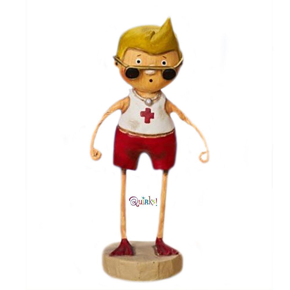Lars the Lifeguard Figurine by Lori Mitchell - RETIRED – Quirks!