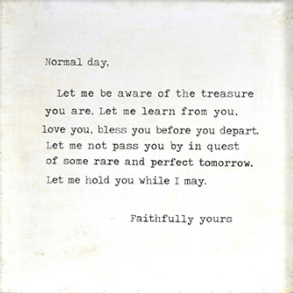 "Normal Day by Mary Jean Irion" Grey Wood Art Print – Quirks!