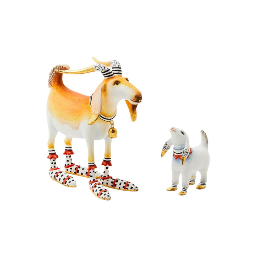 Nativity Nathan & Noel Goat Figures by Patience Brewster *NEW FOR 2024 ...